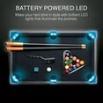 Cipton Miniature Pool Table, 20" LED Light Up Billiards Set, Includes ...