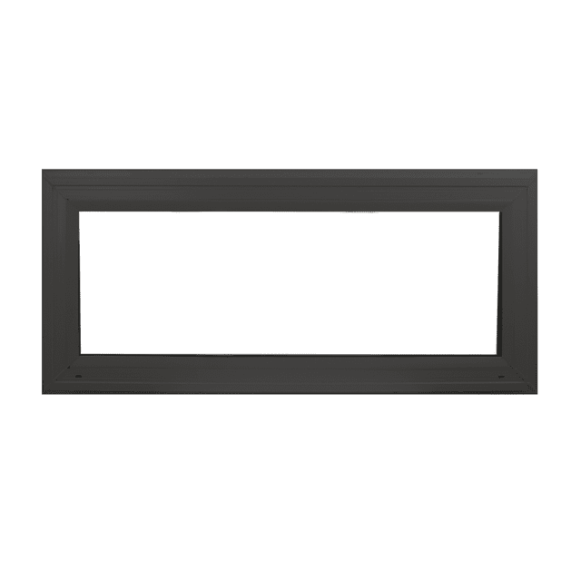 Double Pane Transom Window 36" x 12" Fixed Window Black Vinyl DP66 ...