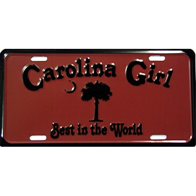 LP - 181 Carolina Girl Maroon License Plate - X034 - Walmart.com
