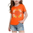 Ahabrexf 's Day Girls Short Sleeve Printed T-shirt for Girls, Crew Neck ...