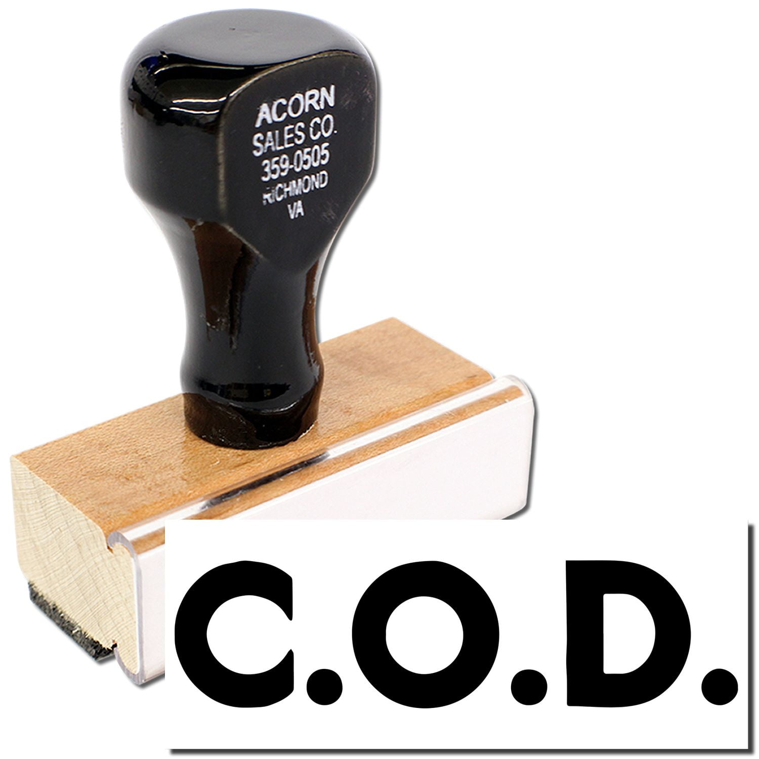 Bold COD Stamp Rubber Stamp, Wooden Handle Rubber Stamp, Laser Engraved ...