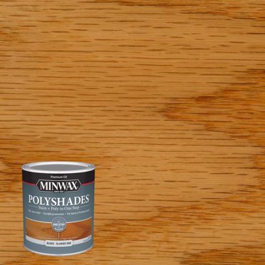 Minwax 214704444 PolyShades - Stain & Polyurethane in 1 Step, 1/2 pint ...