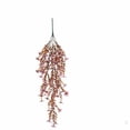 Artificial Hanging Violet Flowers Outdoor, Pink UV Resistant Fake ...