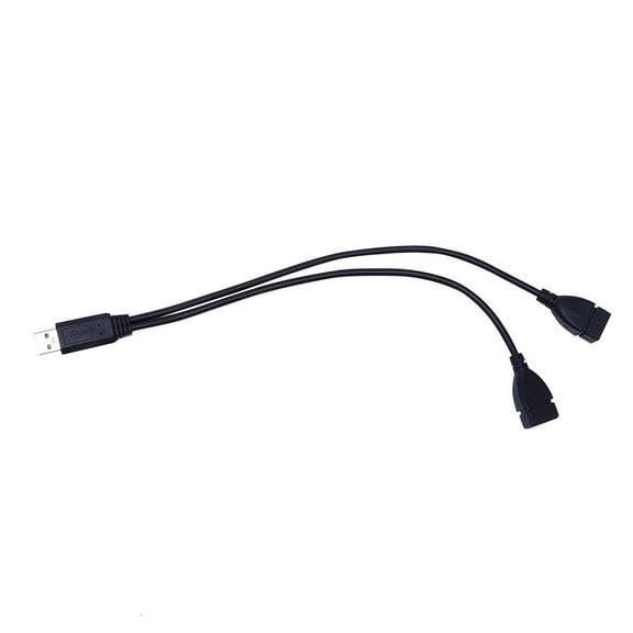 BKSDUEH USB Splitter Y Cable, USB A 1 Male to 2 Female Extender, Data ...