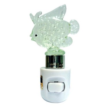 Projectables Tropical Fish LED Plug-In Light-Sensing Night Light, 11296 ...