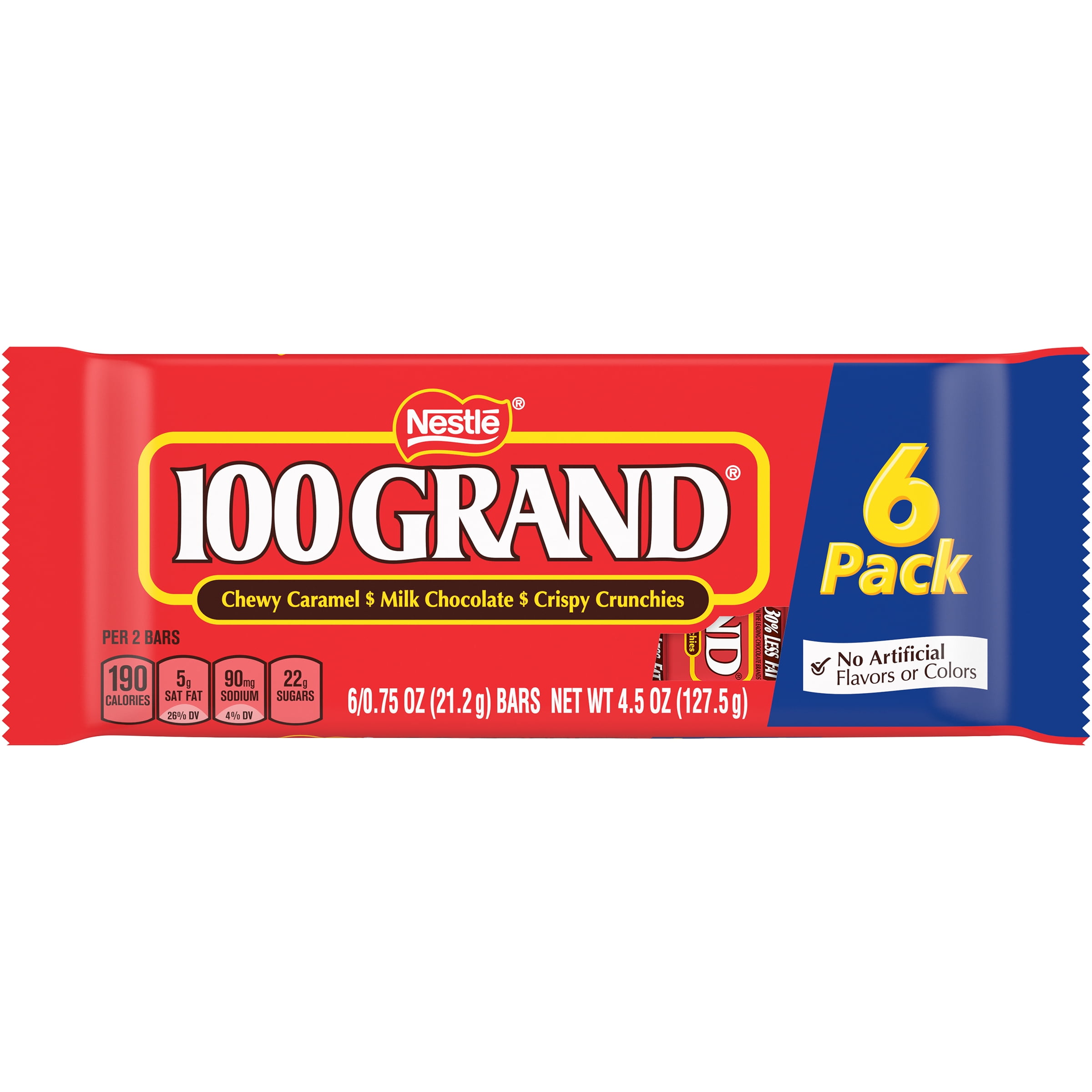 Nestle 100 Grand Candy Bar Fun Size 0 75 Oz 6 Count Walmart nestle-100-grand-candy-bar-fun-size-0-75-oz-6-count-walmart