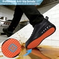 AMOX Non Slip Work Shoes for Men Food Service Slip Resistant Sneakers ...