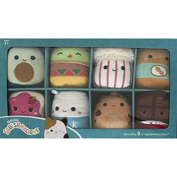 Squishmallows 5" Mini Plush Set - Pack of 8 - Foodie Friends 2 ...