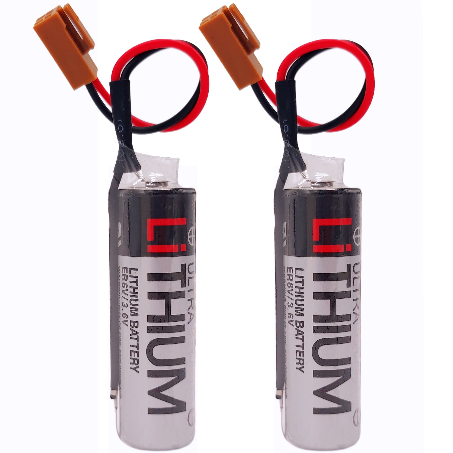 SHENYANG 5Pcs ER6V/3.6V 2400mAh PLC Lithium Battery Compatible for ...