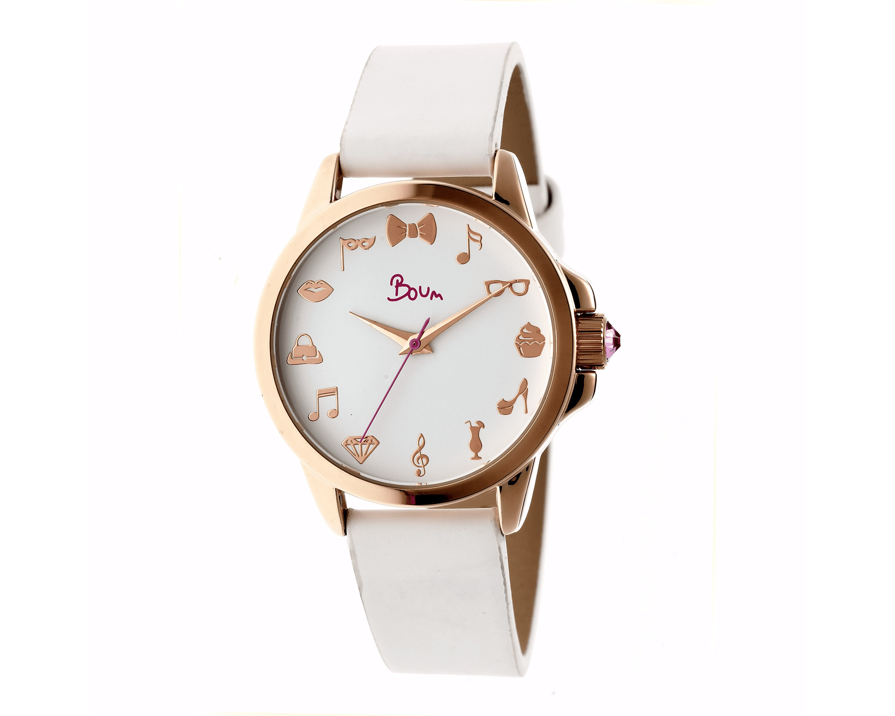 Boum Rendezvous Leather-Band Watch - Walmart.com