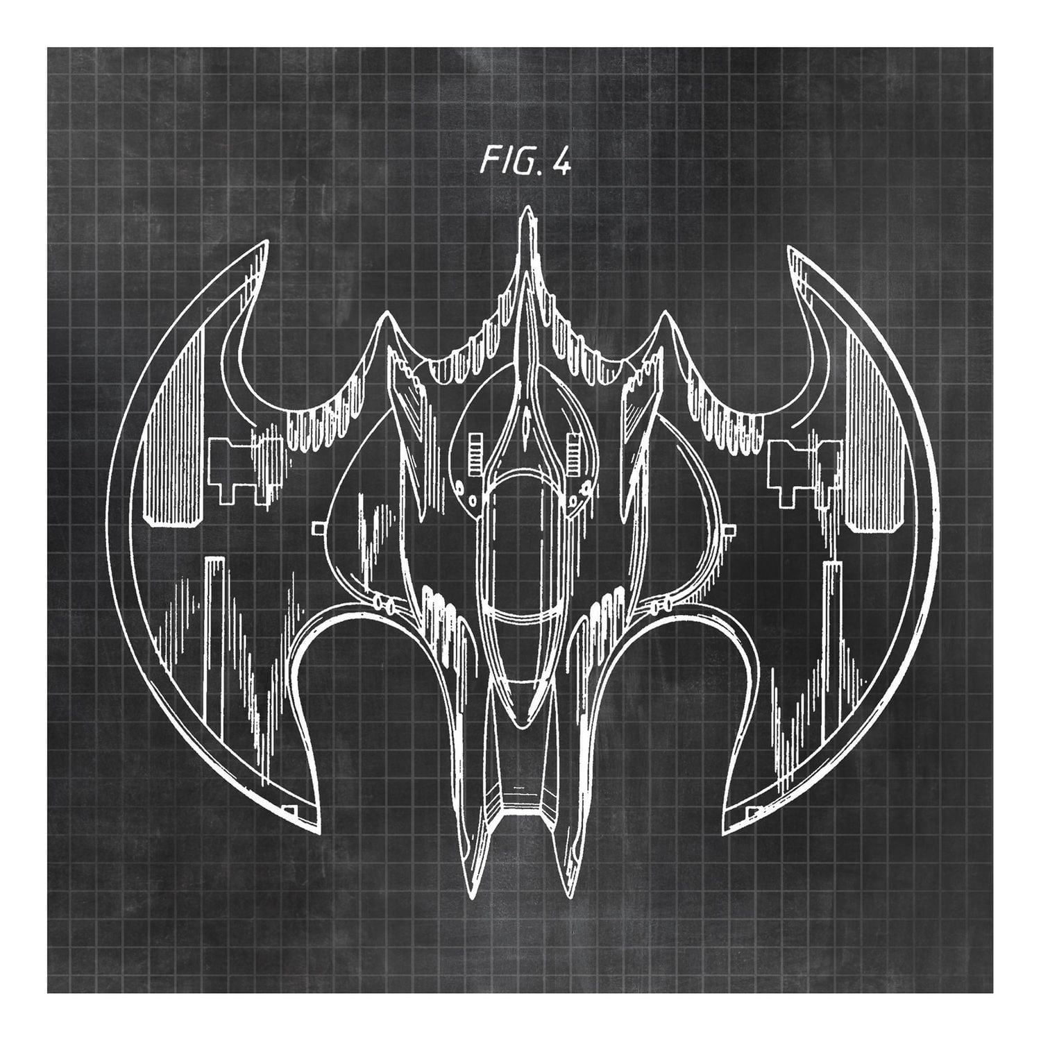 Click here for Warner Bros. Batman Patent Drawing Decorative Pill... prices