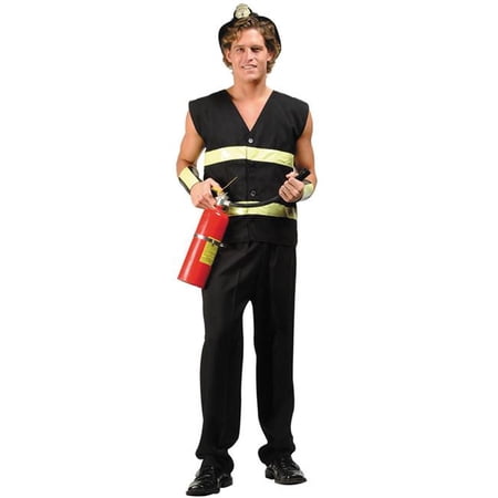 Plus Size Fire Fighter Male Costume - Walmart.com