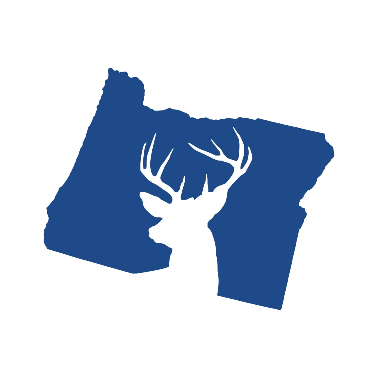 Oregon Deer State Sticker Decal Die Cut - Self Adhesive Vinyl ...