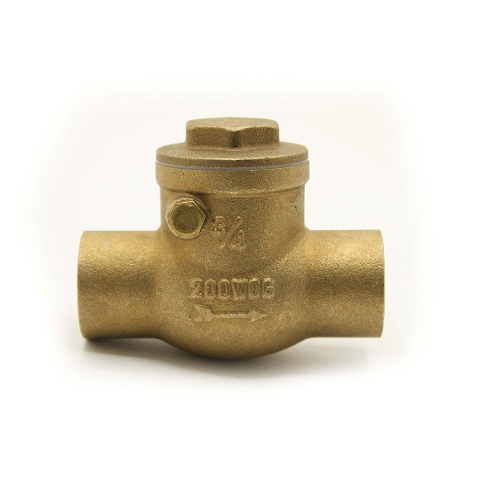 Thrifco 6415179 3/4 Inch CXC Brass Swing Check Valve - Walmart.com