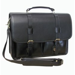 Classical Leather Organizer Briefcase - Walmart.com