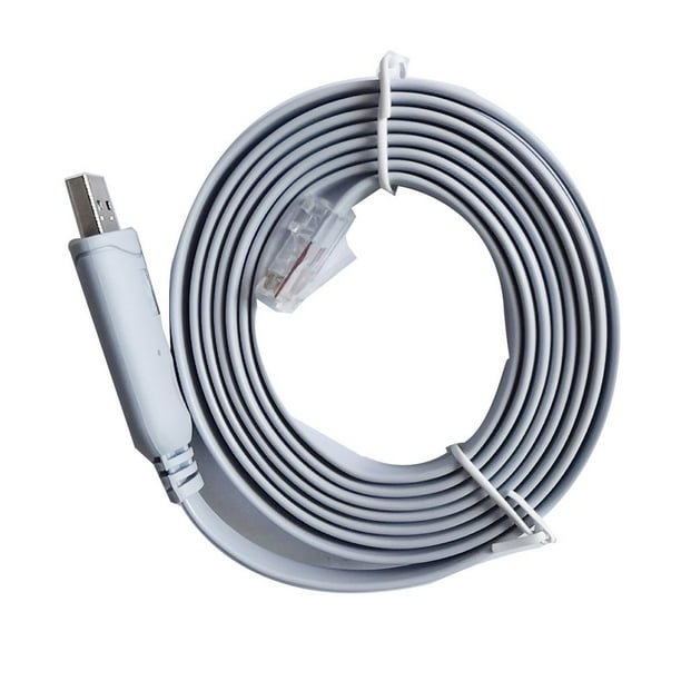 USB to RS232 Serial to RJ45 CAT5 Console Adapter Cable for Cisco ...