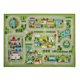 Delta Children Kids Large Road Map Activity Rug, 4’6" L x 3’3” W, City ...