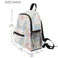 ALAZA Cartoon Dinosaur Eggs Pattern School Backpack Student Bookbag ...