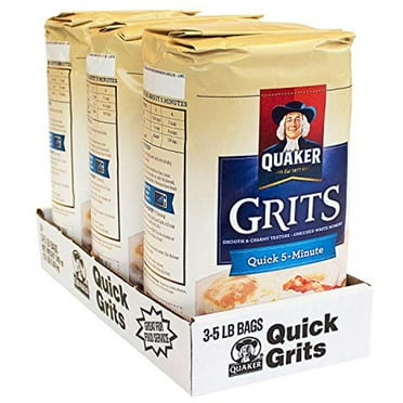 Quaker, Hominy Food Quick 5-Minute Buttered Grits, 80 oz Box - Walmart.com