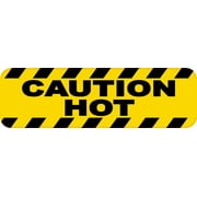 Caution Hot Sticker