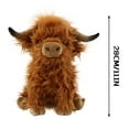 test Highland Cow Plush Baby Animal Toy, Soft Huggable Stuffed Animal ...