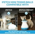 iFetch Mini Tennis Balls for Small and Medium Dogs, Toy Ball 5 Pack ...