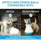 iFetch Mini Tennis Balls for Small and Medium Dogs, Toy Ball 5 Pack, Use with iFetch Automatic ...