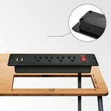HdcTek USB Power Strip Recessed Power Outlet Mountable Desk Power Strip ...