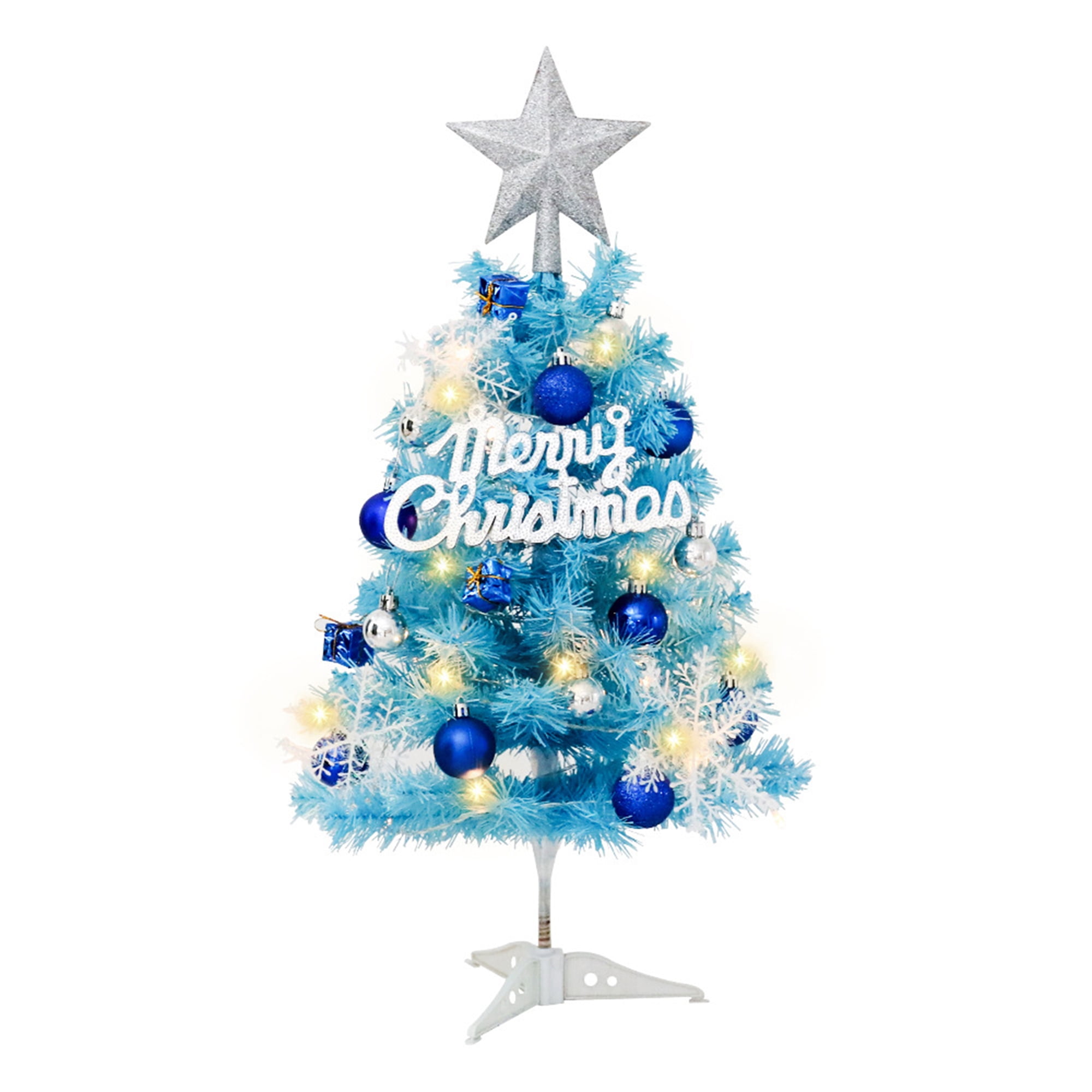 Click here for Nituyy Small Christmas Tree Blue Christmas Tree Ho... prices