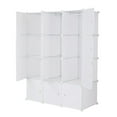 UBesGoo 12-Cube DIY Modular Book Shelf, White, Closet Cabinet Organizer ... UBesGoo 12-Cube DIY Modular Book Shelf, White, Closet Cabinet Organizer ...