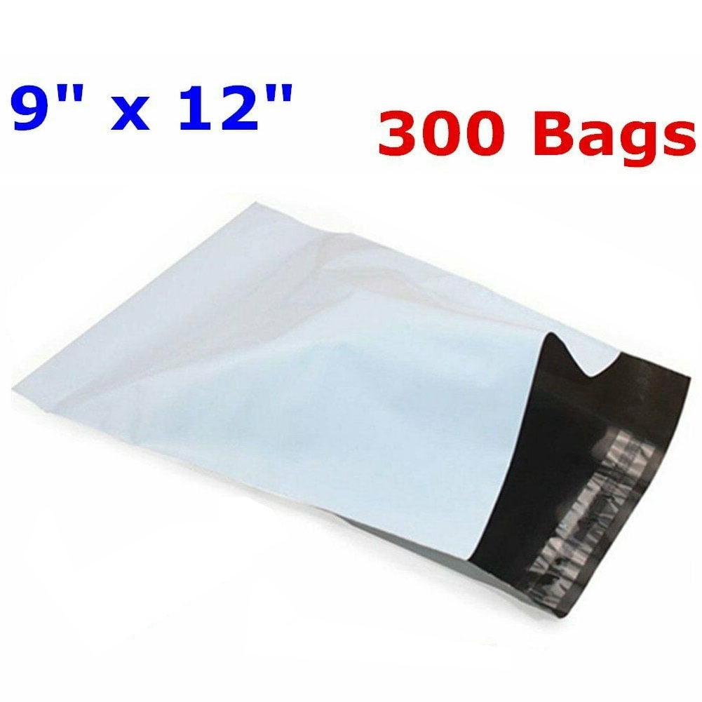 SJPACK 300 Pcs 9 x 12 Poly Mailers Envelopes Shipping Bags Poly Bag ...