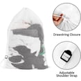 JUNXIAO-Mesh Laundry Bags with Adjustable Shoulder Strap, 24" x 36 ...
