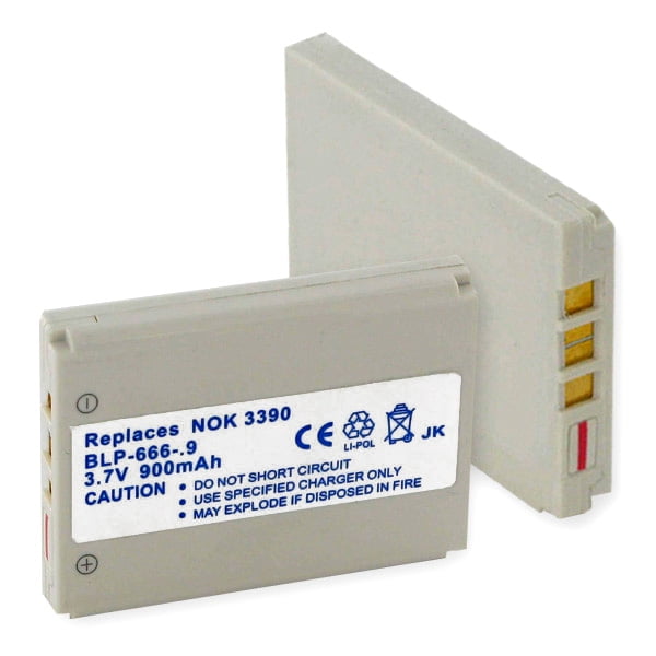 NOKIA 3360 and 3390 LI-POL 900mAh Cellular Battery - Walmart.com