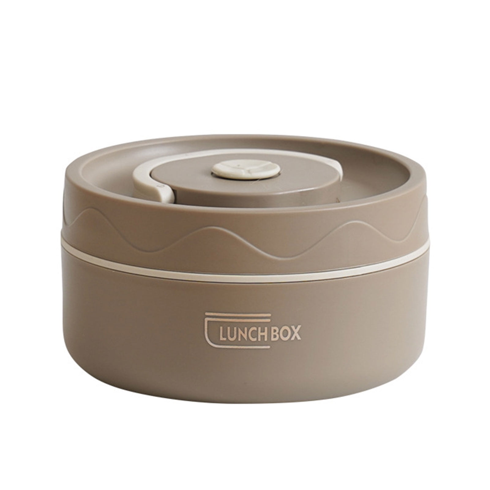Lunch Box Containers - 1/2/3/4Pcs Lunch Box Round Shape Sealing ...