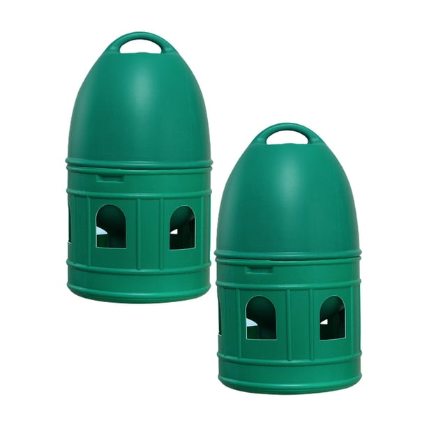 2x Pigeon Water Drinker Feeder 10L Water Pot Container Waterer with ...