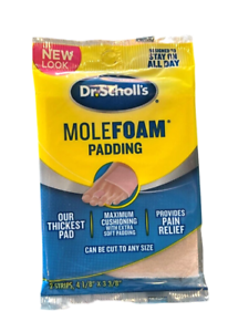 Dr. Scholls Molefoam Padding 2 strips - Walmart.com