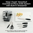 Ninja Foodi NeverDull 12-Piece Essential Kitchen Cutlery Set, Knife ...