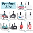 5Pcs 5 Style PVC Luggage Tag Travel ID Labels Suitcase Name Tags ...