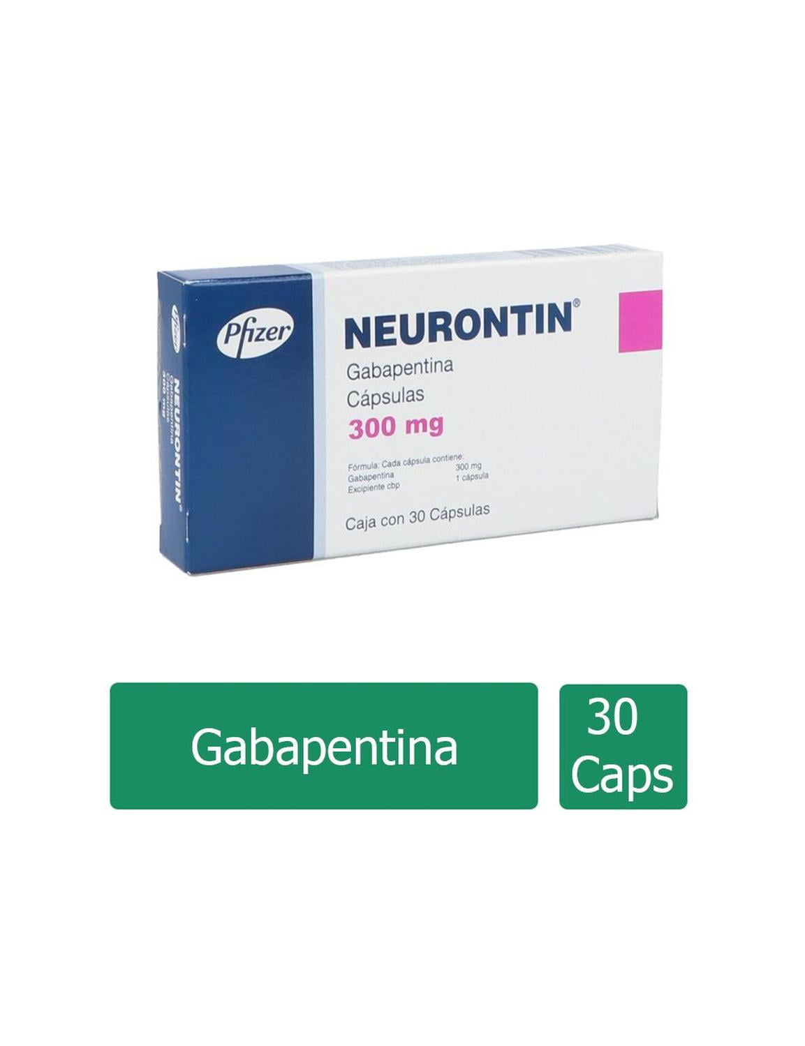 Neurontin 300 mg 30 cápsulas | Bodega Aurrera en línea
