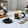 370ML Ceramic Cats Themed Drinking Water Cup Practical Heat Resistant ...
