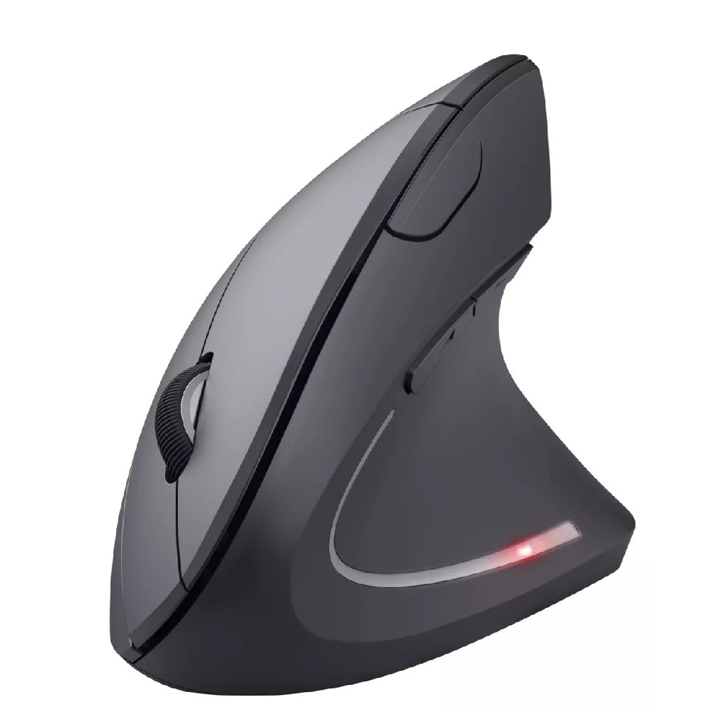 Mouse Ratón Vertical Inalámbrico Ergonómico Recargable 2.4g Negro con ...