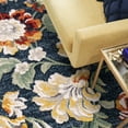 Simply Southern Cottage Franklin Floral 2' X 8' Runner Blue Area Rug ...