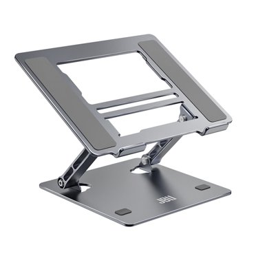 J JACKCUBE DESIGN Rustic Wood Dual Monitor Stand with Adjustable Angle ...