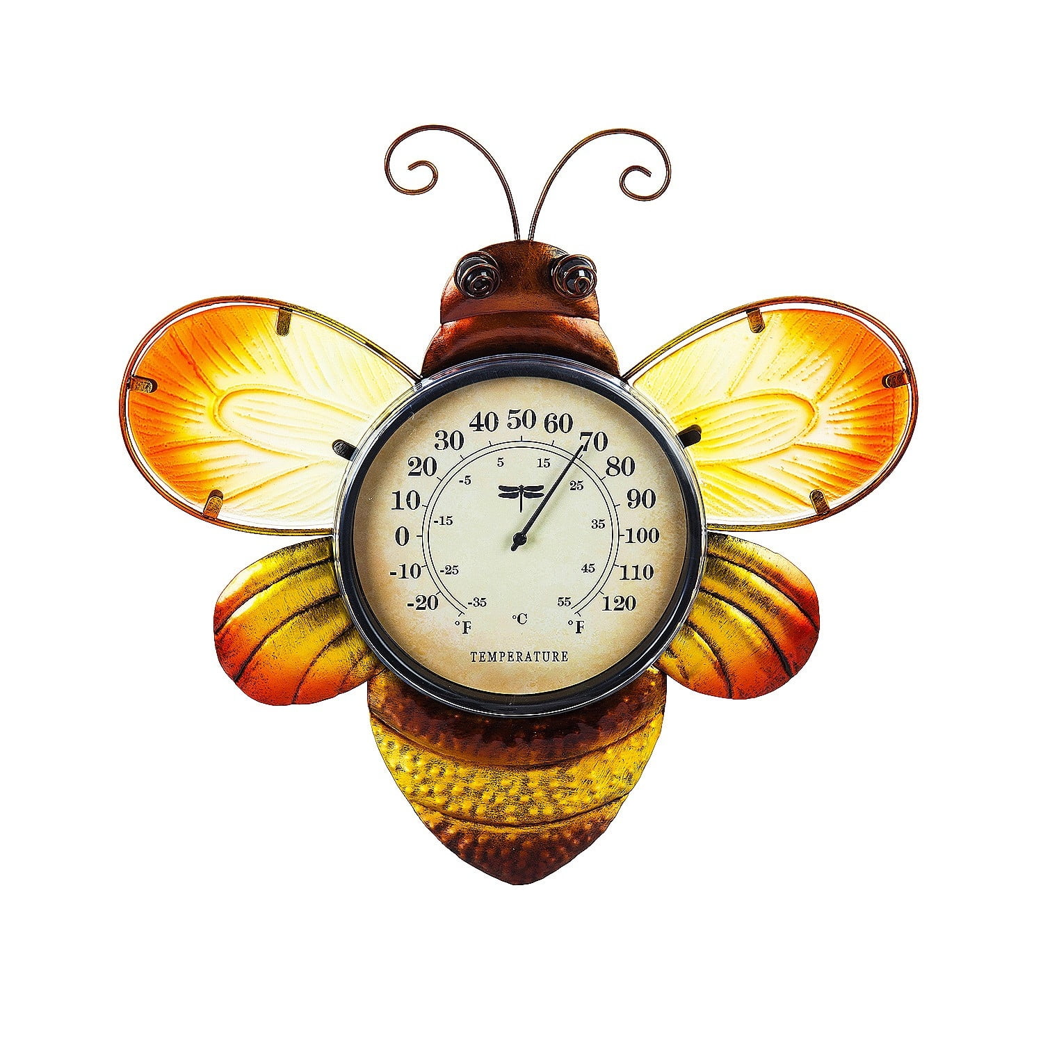 Evergreen Bee Outdoor Wall Thermometer - Walmart.com