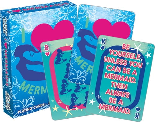 I Heart Mermaids Playing Cards - Walmart.com - Walmart.com