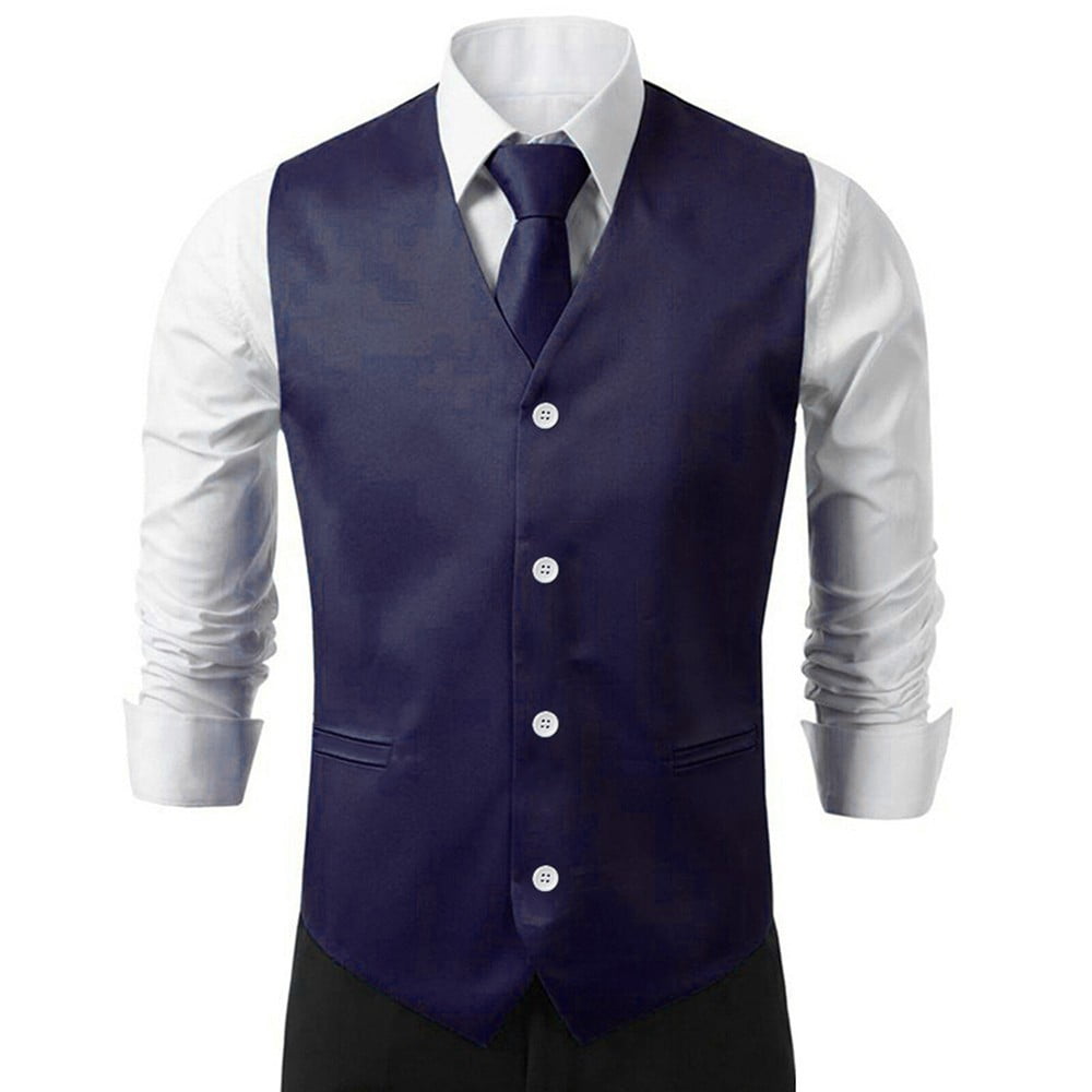Click here for Myg Mens Waistcoat Dress Vest Set With Neck Tie An... prices