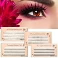Garenas False Eyelashes Personal Eyelashes 100 Tuft Natural Eyelash Extension Kit Diy 81012mm