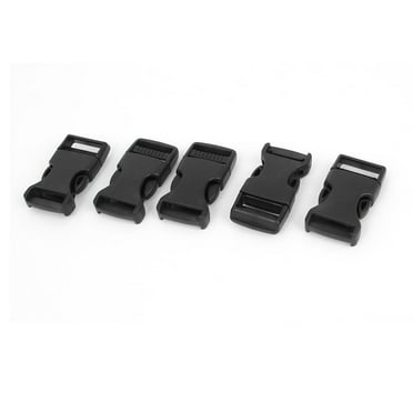 Uxcell Plastic Buckles 12 Pack Quick Side Release Clips Black 32mm ...