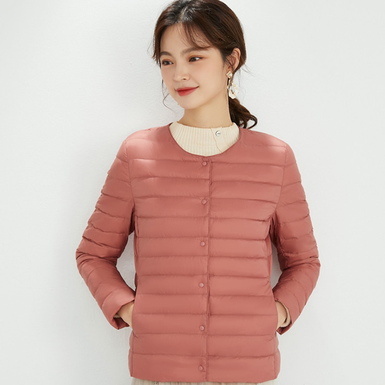 Yinguo Womens Packable Ultra Light Weight Short Down Jacket
