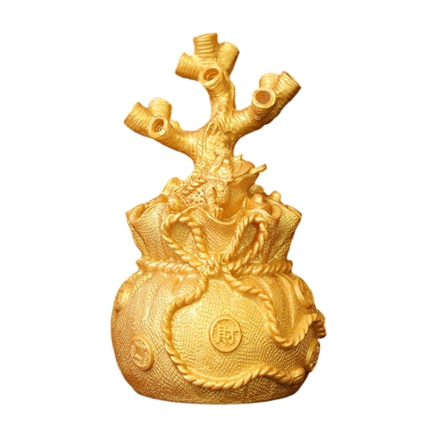 Shangren Chinese Feng Shui Money Tree Crafts Ornament for Bookshelf ...